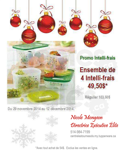 Tupperware-Ensemble bols des Fêtes -40% | lesventes.ca